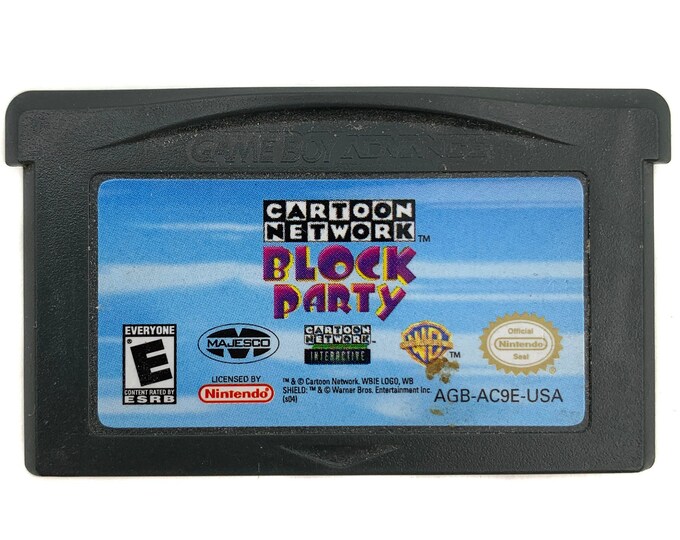 Cartoon Network Block Party Gameboy Advance Game - Etsy