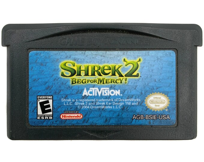 Shrek 2 Beg for Mercy Gameboy Advance Game - Etsy