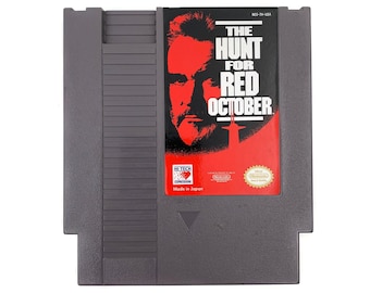 Vintage NES Hunt for Red October Nintendo Video Game 1991 Tested Works ...
