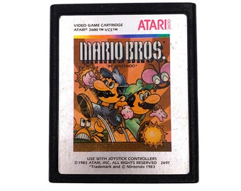 Atari Mario Bros Game - Etsy
