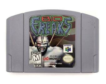 Vintage Bio Freaks Nintendo 64 Tested Works Very Clean N64 Video Game ...