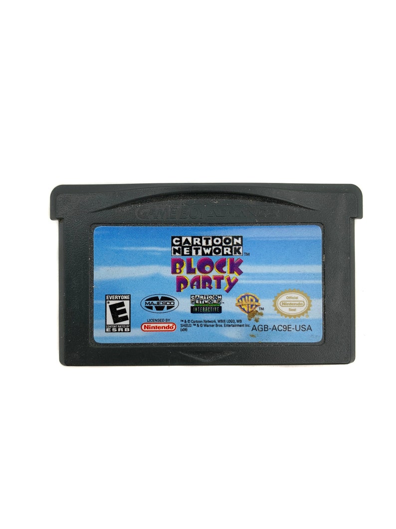 Cartoon Network Block Party Gameboy Advance Game - Etsy