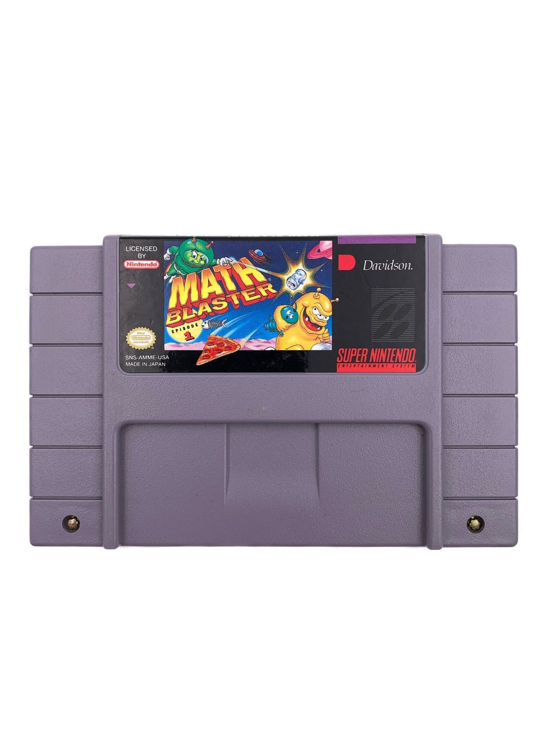 Math Blasters Episode 1 SNES Game - Etsy