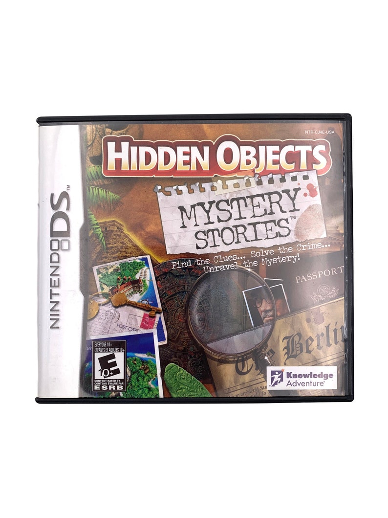 Hidden Objects Mystery Stories Nintendo DS Game - Etsy