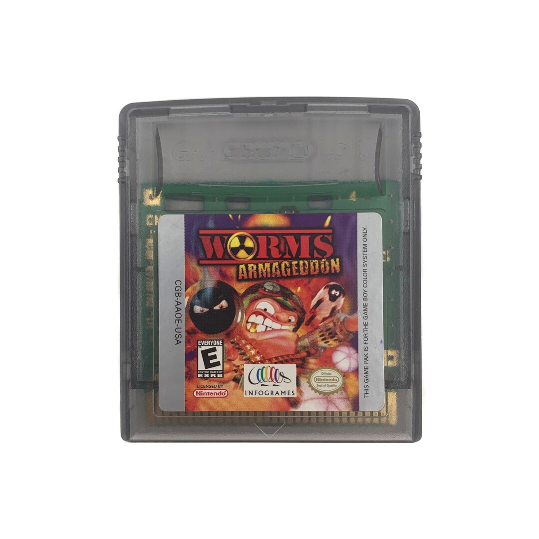 Worms Armageddon Gameboy Color Game - Etsy