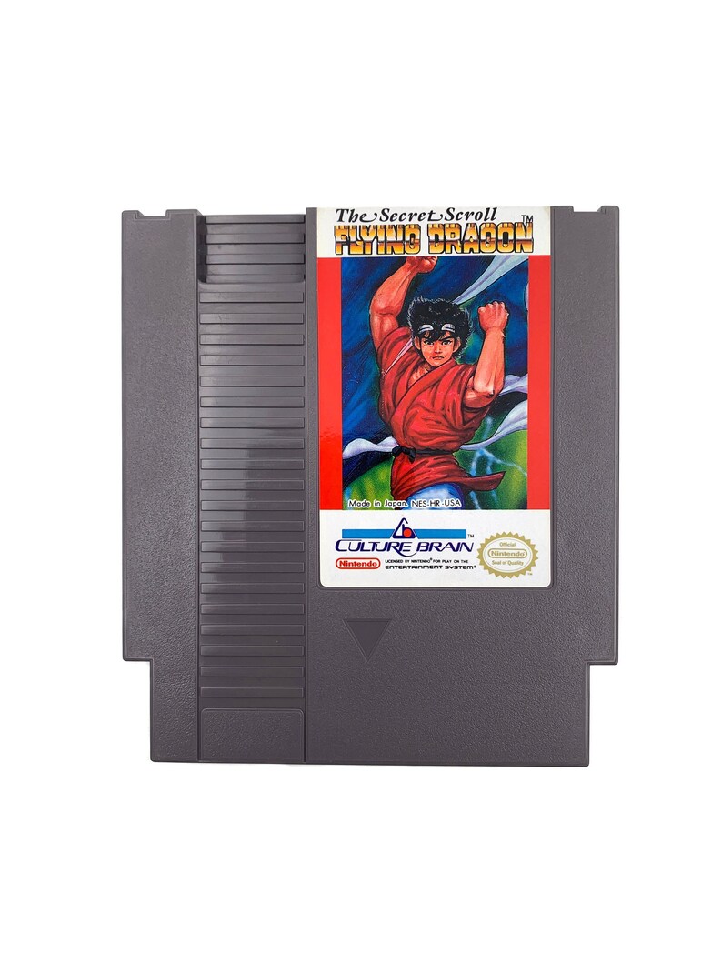 The Secret Scroll Flying Dragon NES Game - Etsy