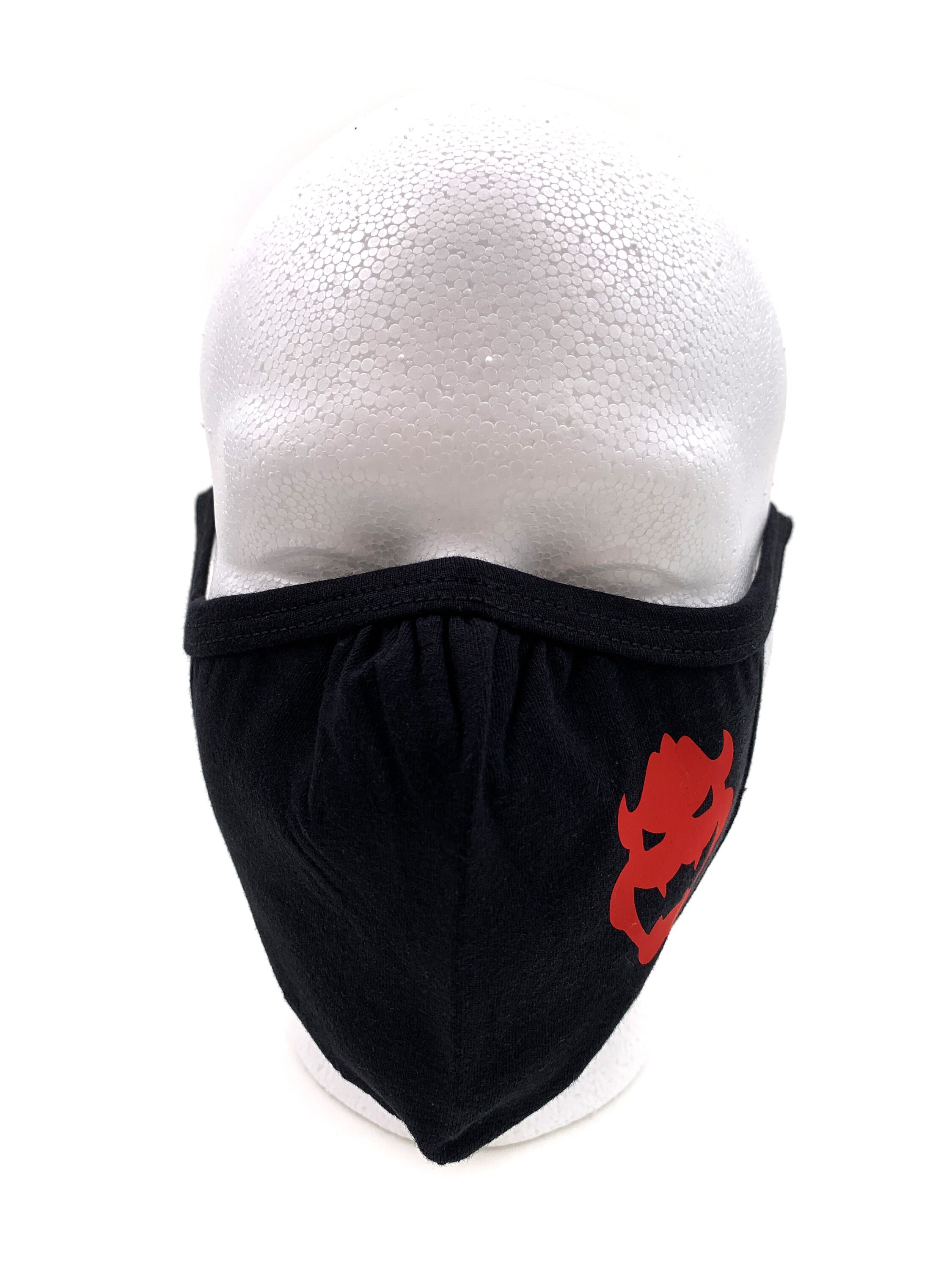 Bowser Face Mask Super Mario Mask - Etsy