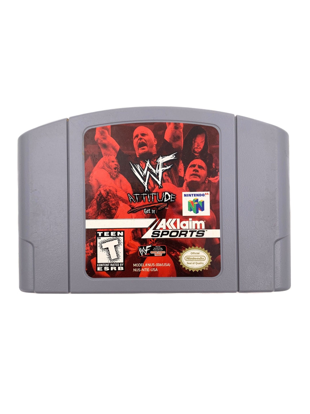 WWF Attitude N64 - Etsy