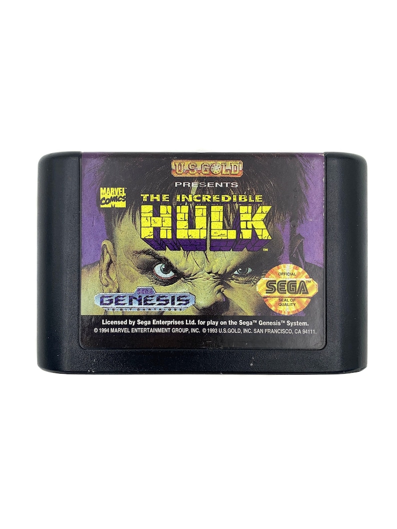 The Incredible Hulk Sega Genesis - Etsy