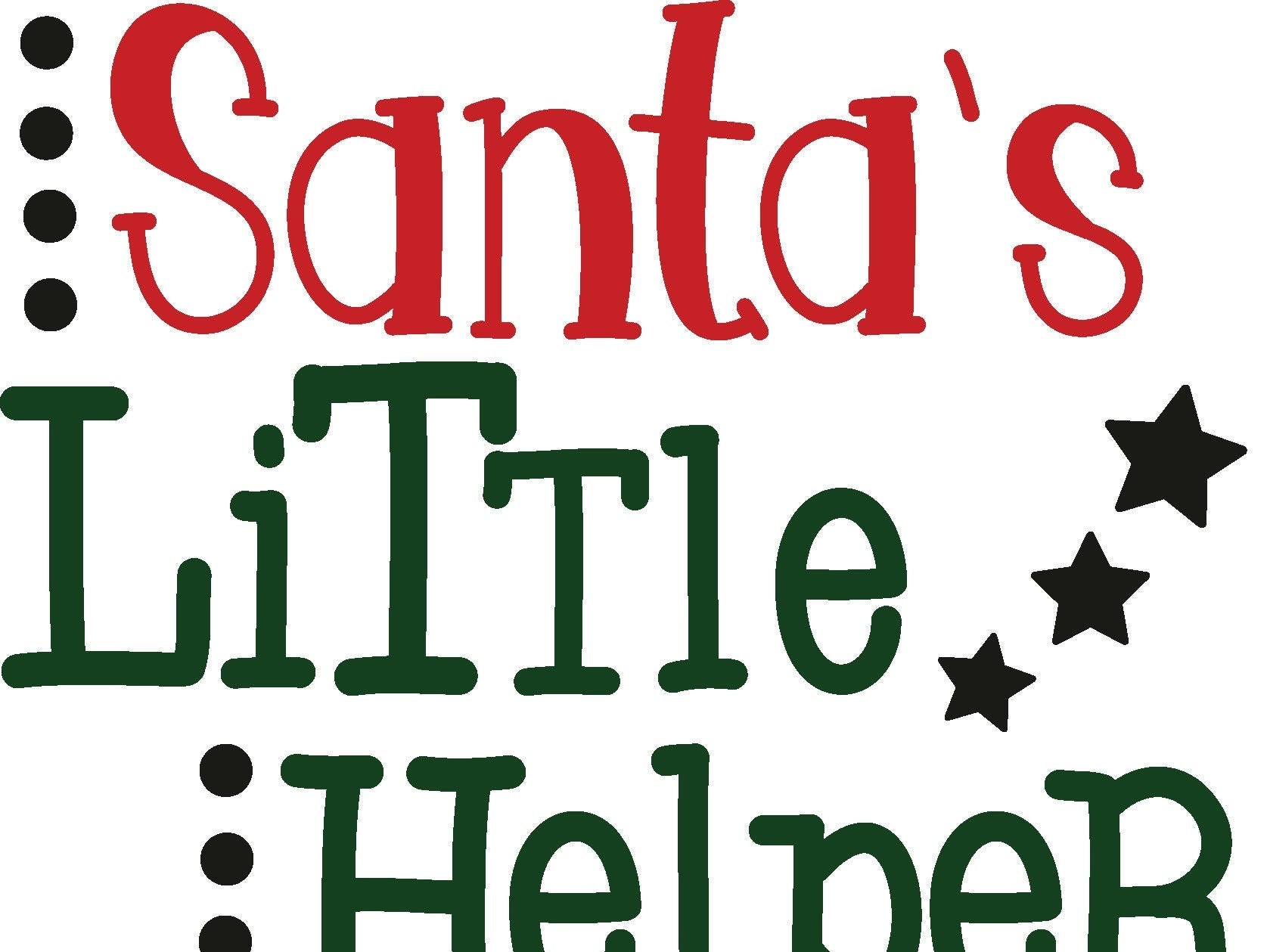 Santa’s Little Helper Svg - Etsy