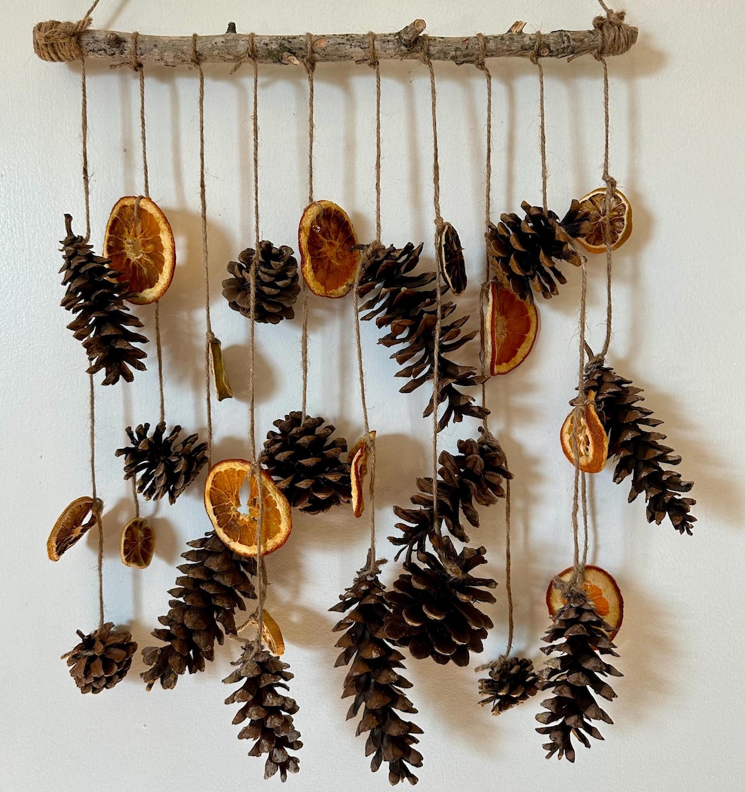 Rustic Pinecone Wall Hanging - Etsy