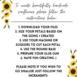 Printable Sunflower Template - Etsy