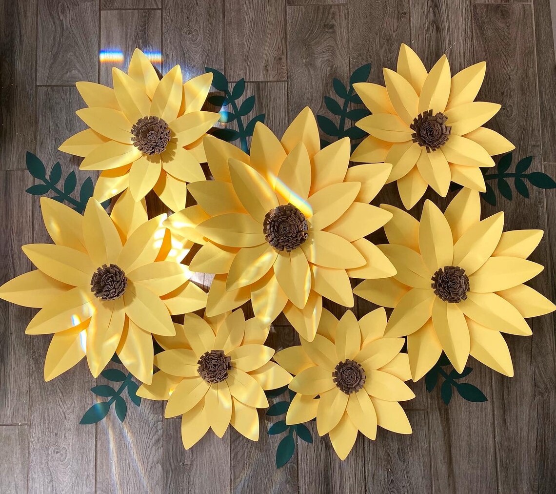 Printable Sunflower Template - Etsy