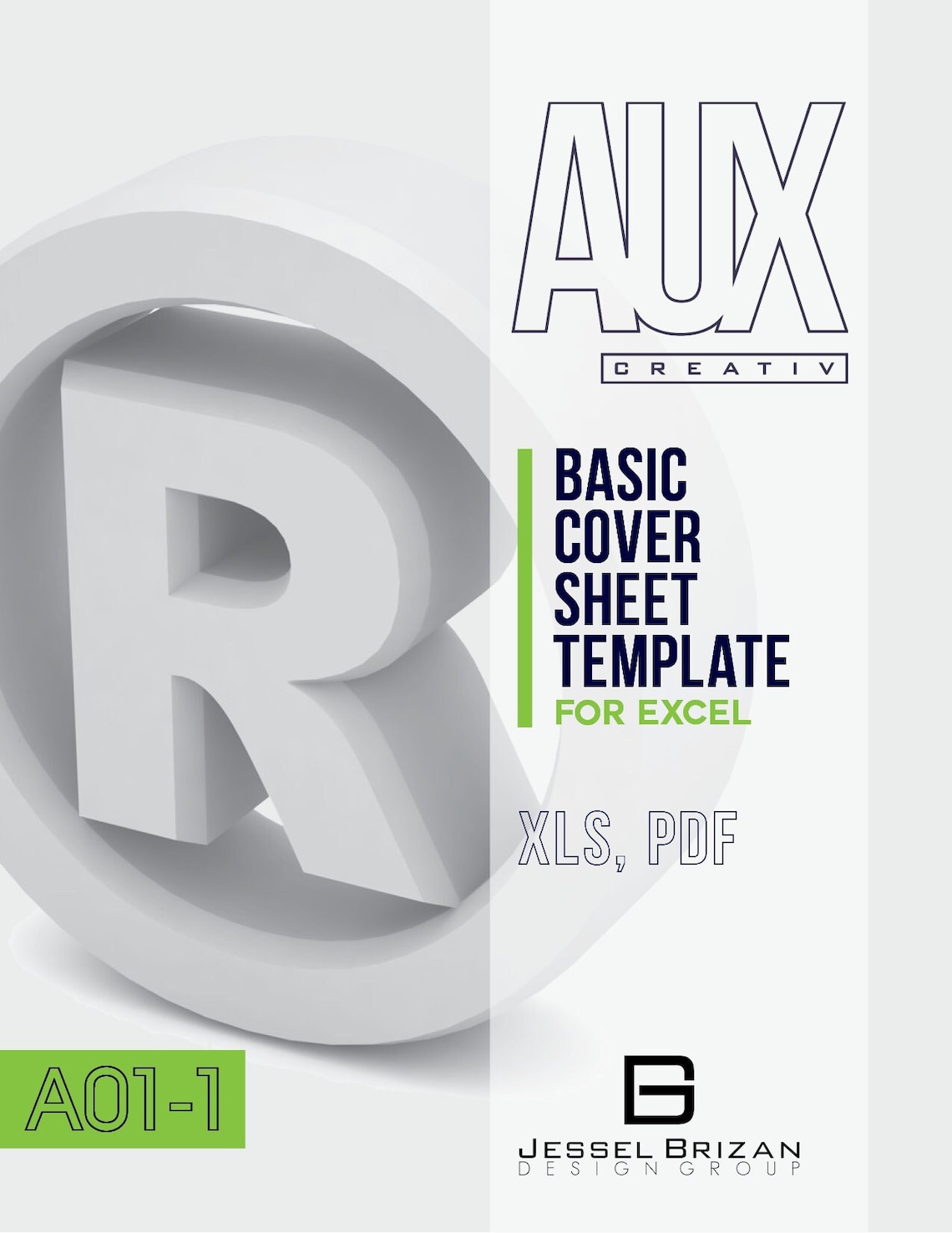 Basic Cover Sheet Template for Excel © - Etsy