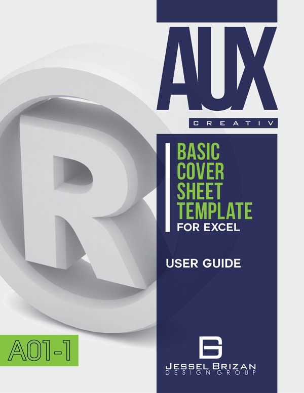 Basic Cover Sheet Template for Excel © - Etsy