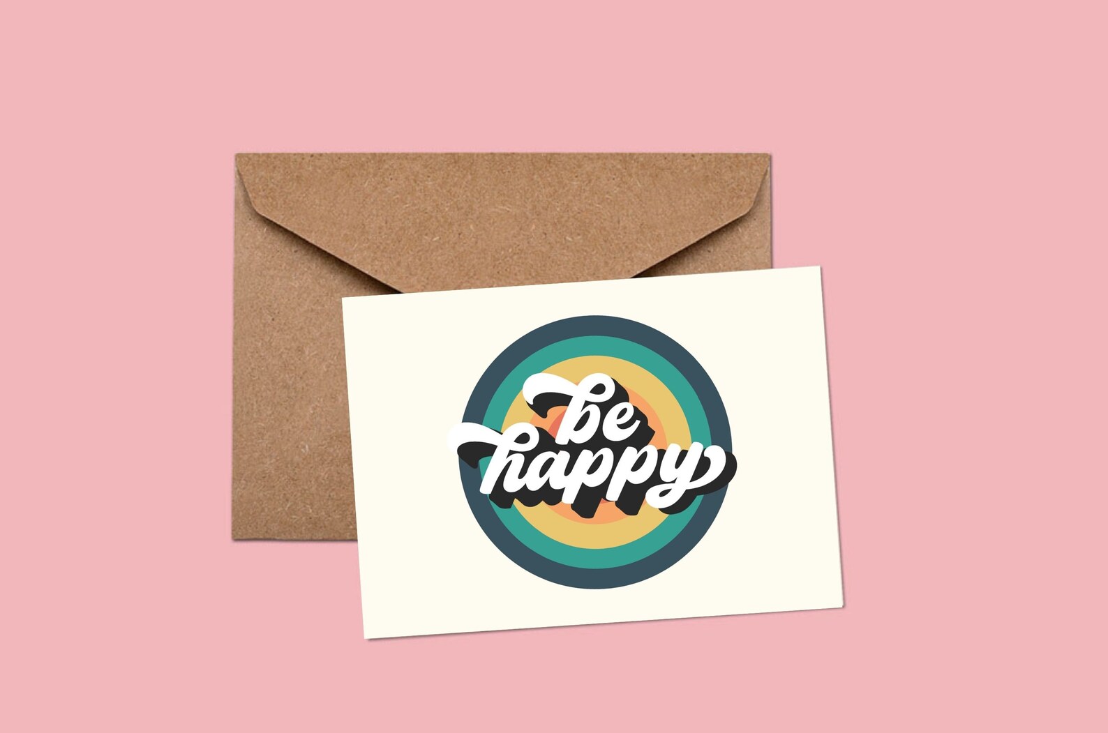 Printable Download, Be Happy Print, Printable Greeting Card, Wall Art ...