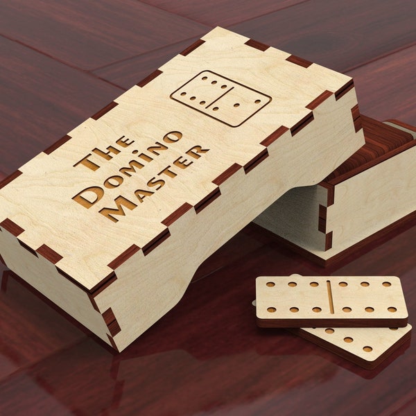 Laser Cut Dominoes Box - Etsy Australia