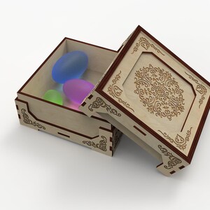 Sweet Gift Box Laser File, Jewelry Box 3 Sizes, 1/8inch, 3mm, 4mm ...