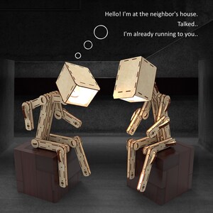 Human Table Lamp, Creative Wooden Desk Lamp, Laser Cut Vector Files ...