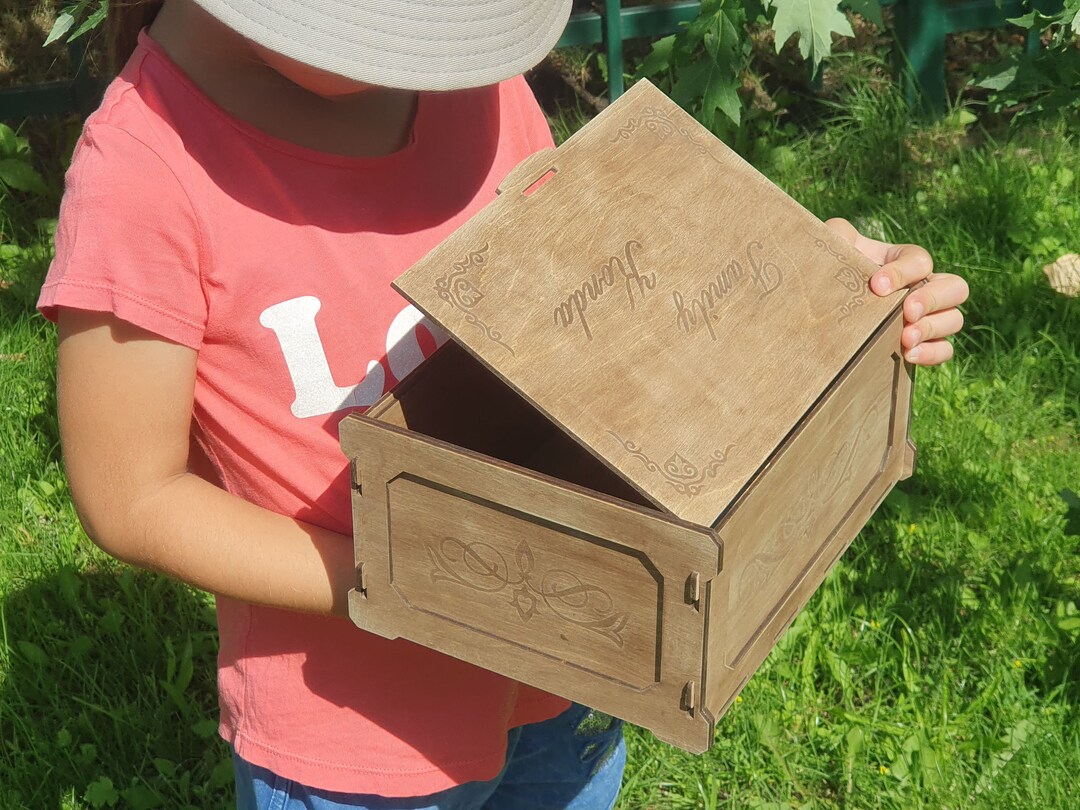 Keepsake Box, FILES for Laser Cut Memory Box Svg, Wood Box for Gift ...