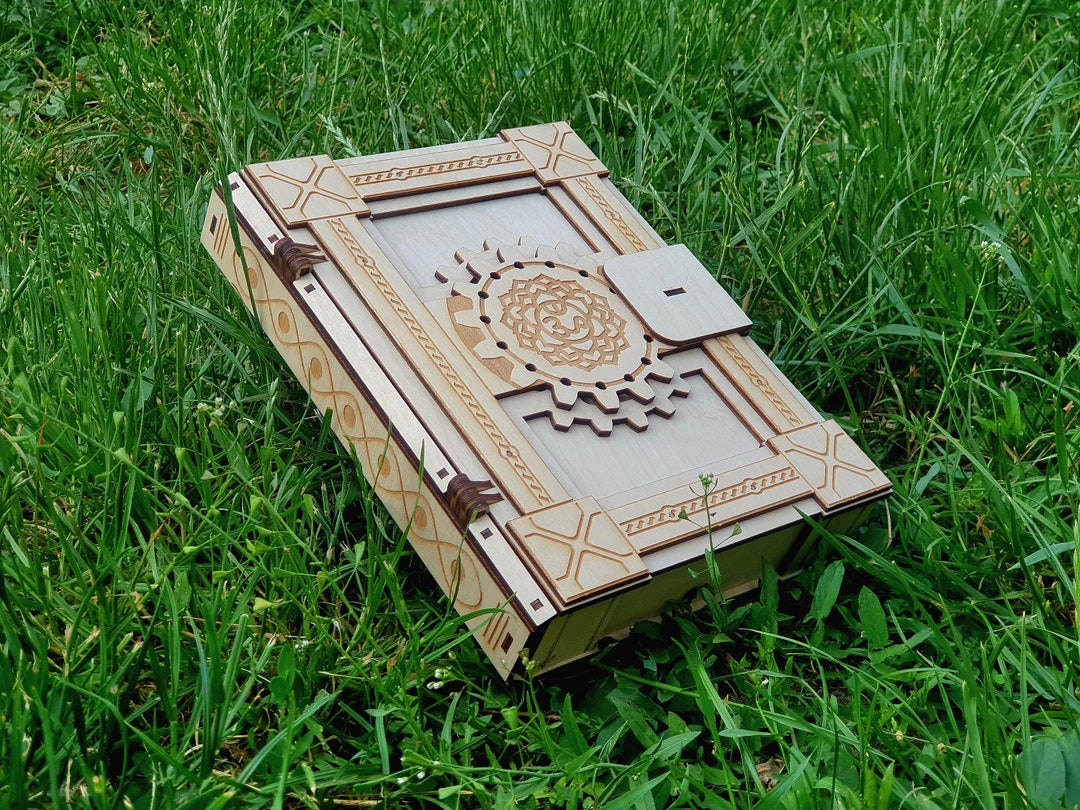 Charming Laser Cut Gift Box - Book Design Svg/dxf/ai/cdr Files - Etsy