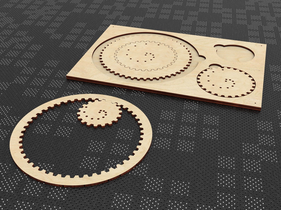 Spirograph Art Kit Svg Brain Teaser Laser Cut File Digital | Etsy Canada