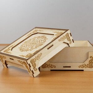 Sweet Gift Box Laser File, Jewelry Box 3 Sizes, 1/8inch, 3mm, 4mm ...