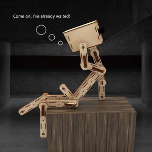 Human Table Lamp, Creative Wooden Desk Lamp, Laser Cut Vector Files ...