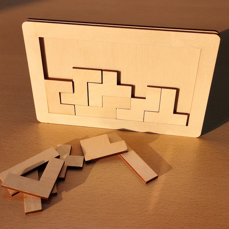 Geometric Puzzle - Etsy