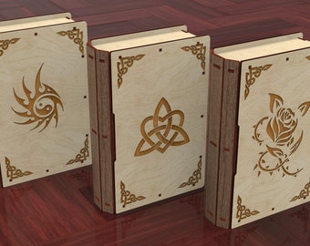 Laser Book Box - Etsy