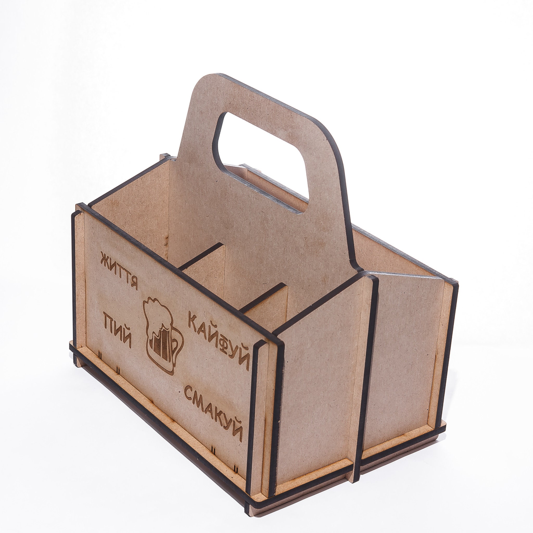 Beer Box Svg 3mm / 4mm / 6mm Beer Holder Box Pack Bottle Kit - Etsy