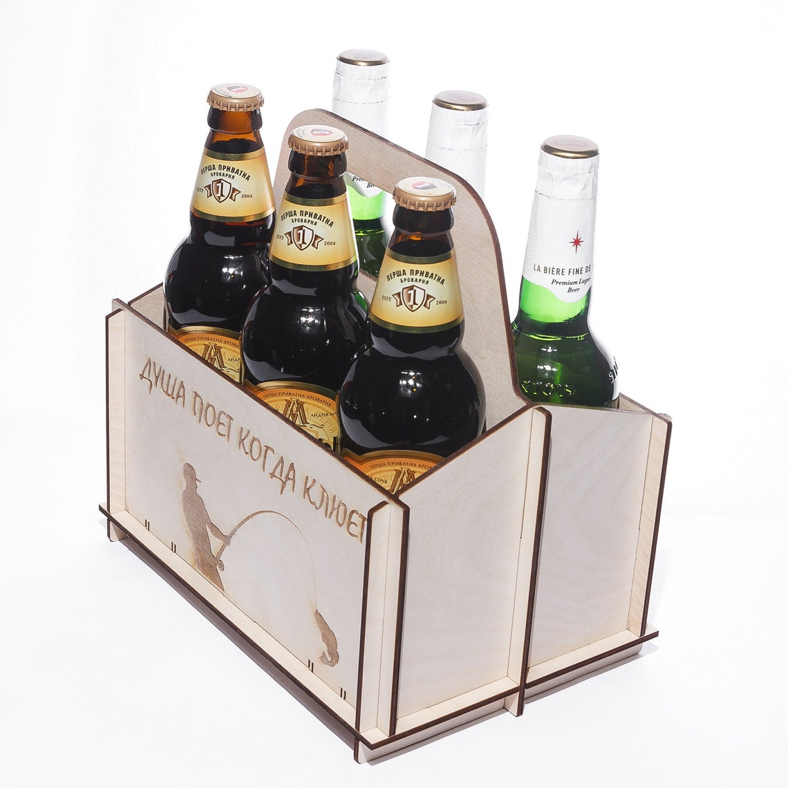 Beer Box Svg 3mm / 4mm / 6mm Beer Holder Box Pack Bottle Kit - Etsy