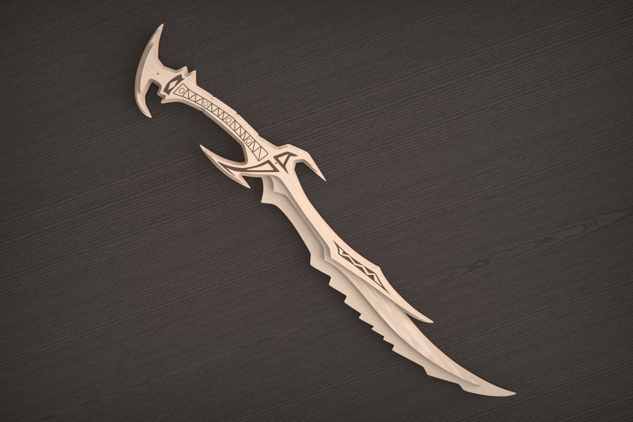 FILE Daedric Sword Skyrim Weapon Cosplay Cdr/dxf/ai/pdf/svg - Etsy Canada