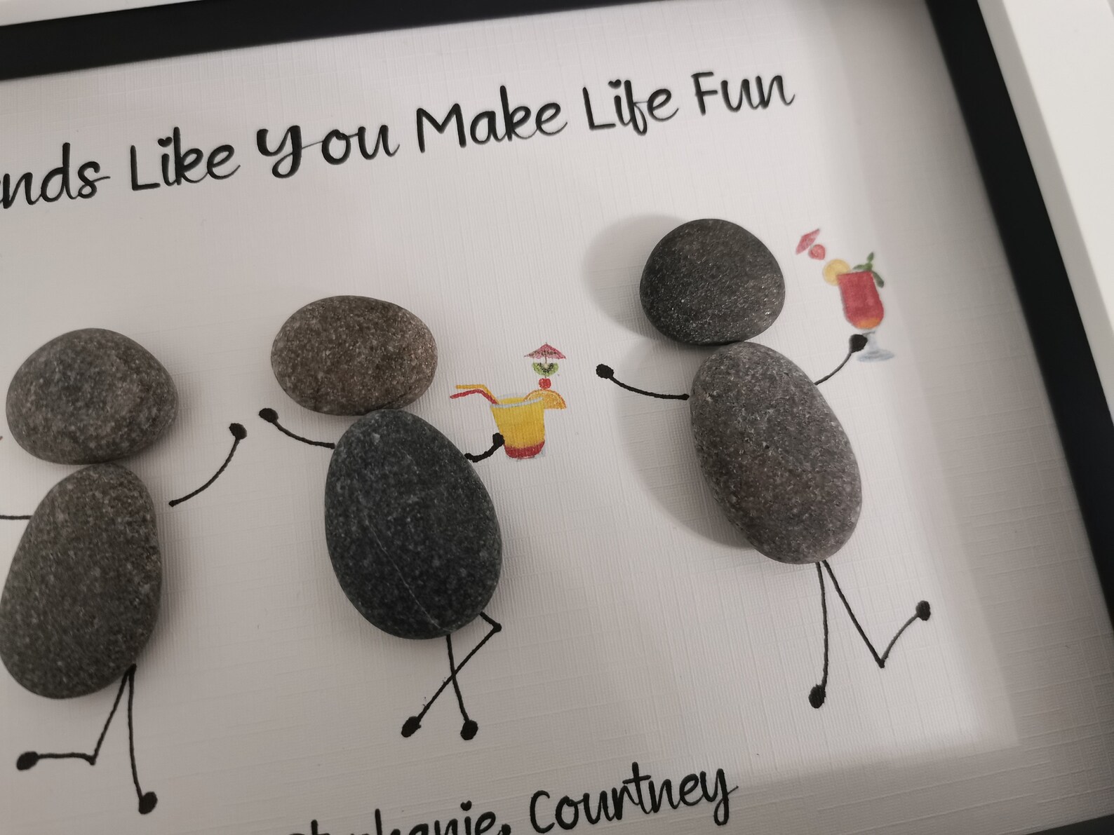 Friends Like You Make Life Fun Pebble Frame, Friends, Besties, Best ...