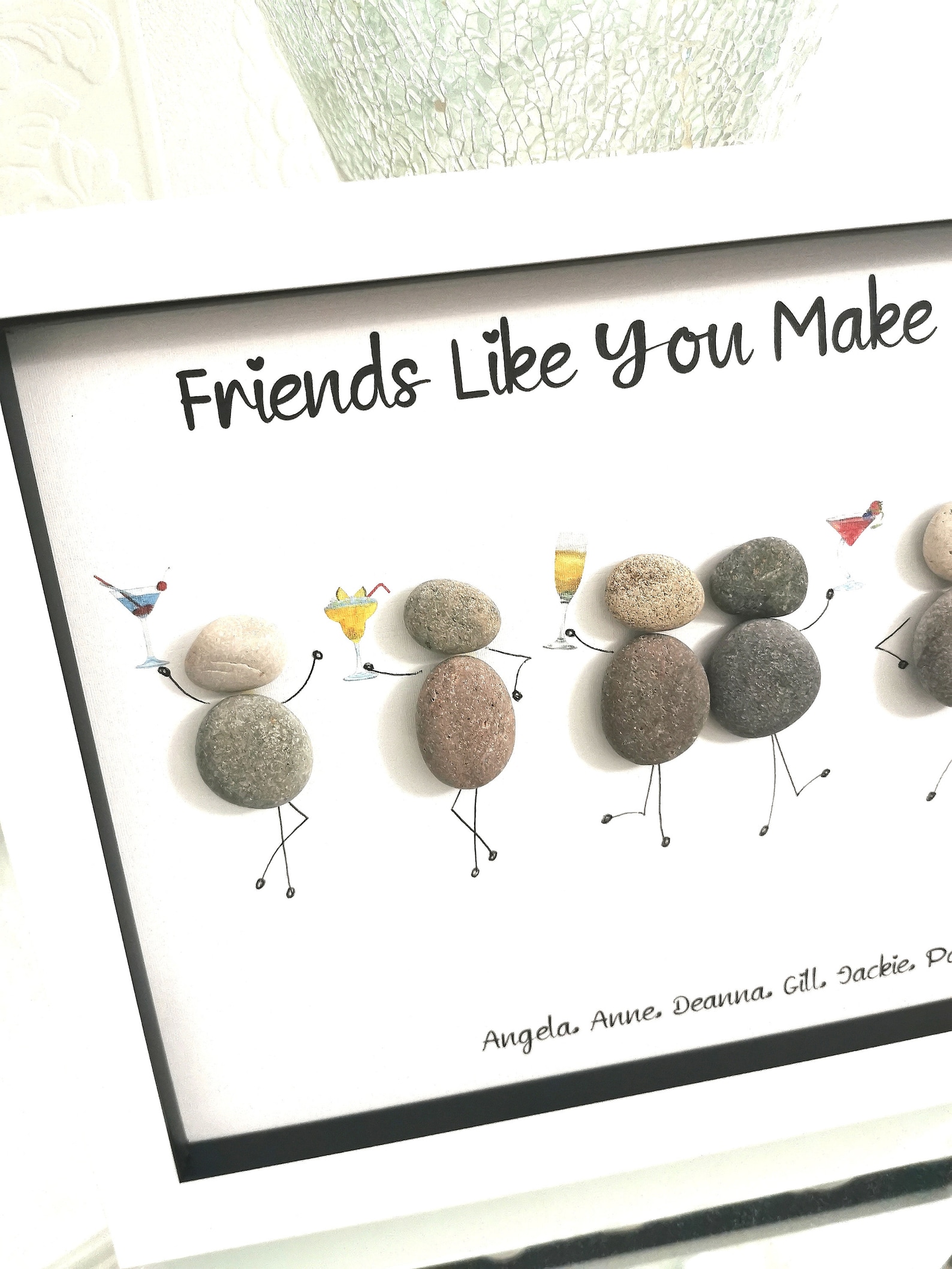 Friends Like You Make Life Fun Pebble Frame, Friends, Besties, Best ...
