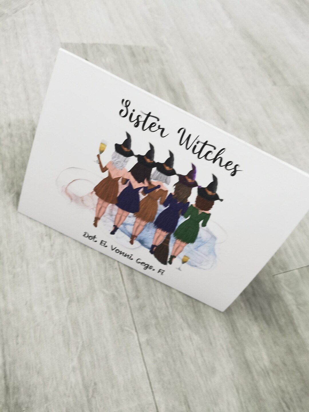 Best Witches Card, Sister Witches Card, Best Friend Birthday Card, Best ...