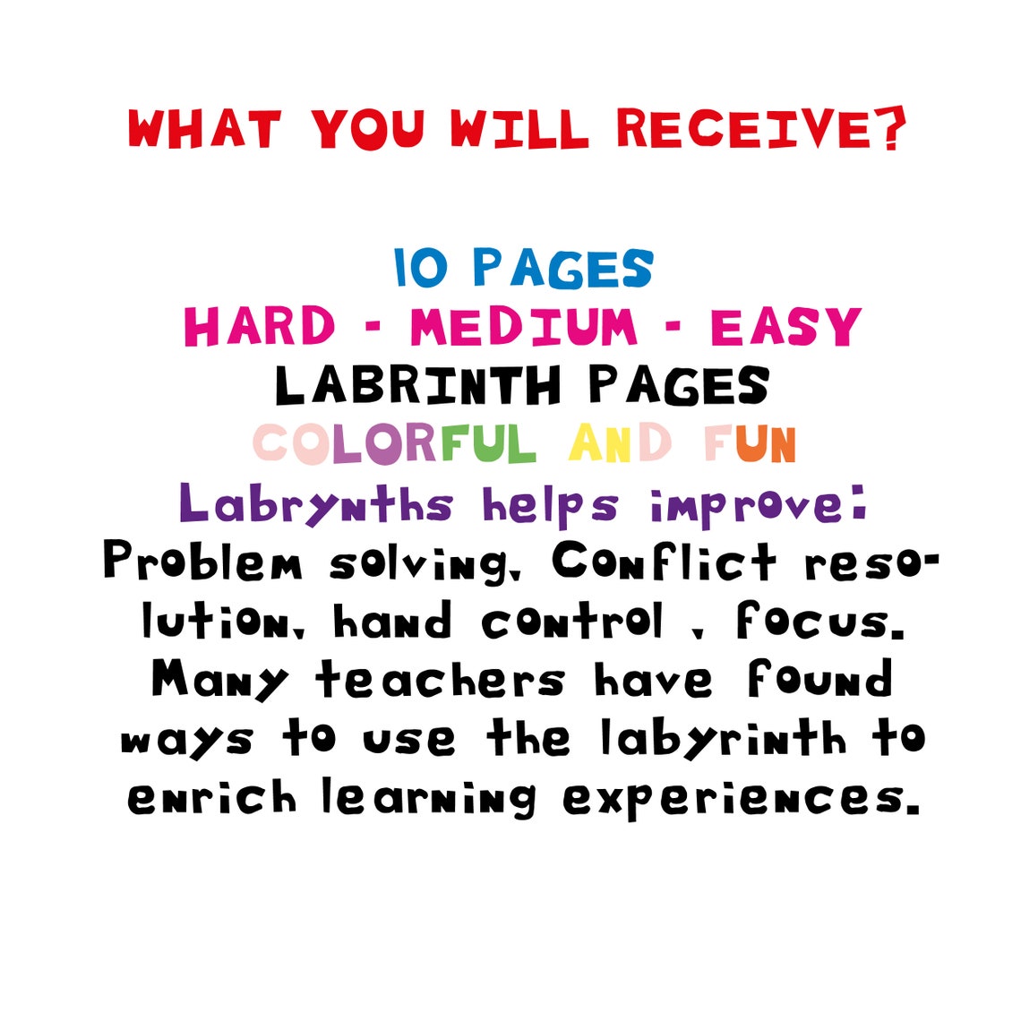 10 Labrinth Pages, Labyrinth Exercises, Home Activity, Kindergarden ...