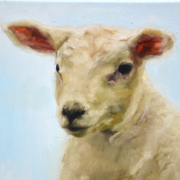 Lamb Painting - Etsy