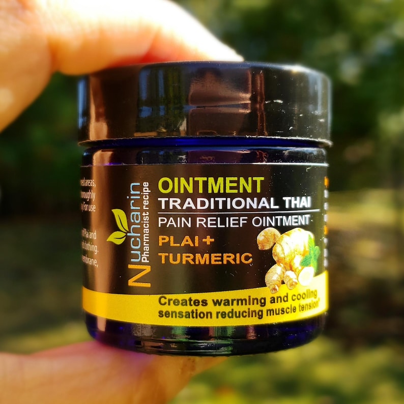 Potent Muscle Rub - Aromatic Yoga Balm With Turmeric & Plai Oil ...