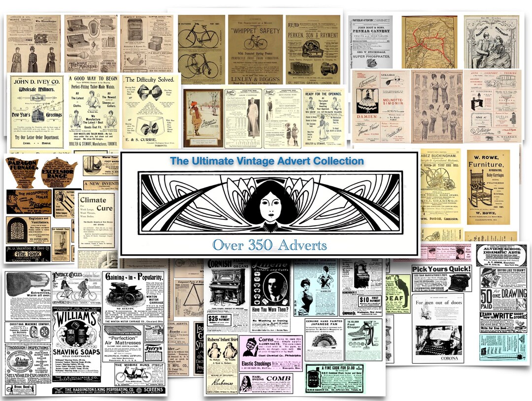 The Ultimate Vintage Advert Collection, Over 300 Adverts in English ...