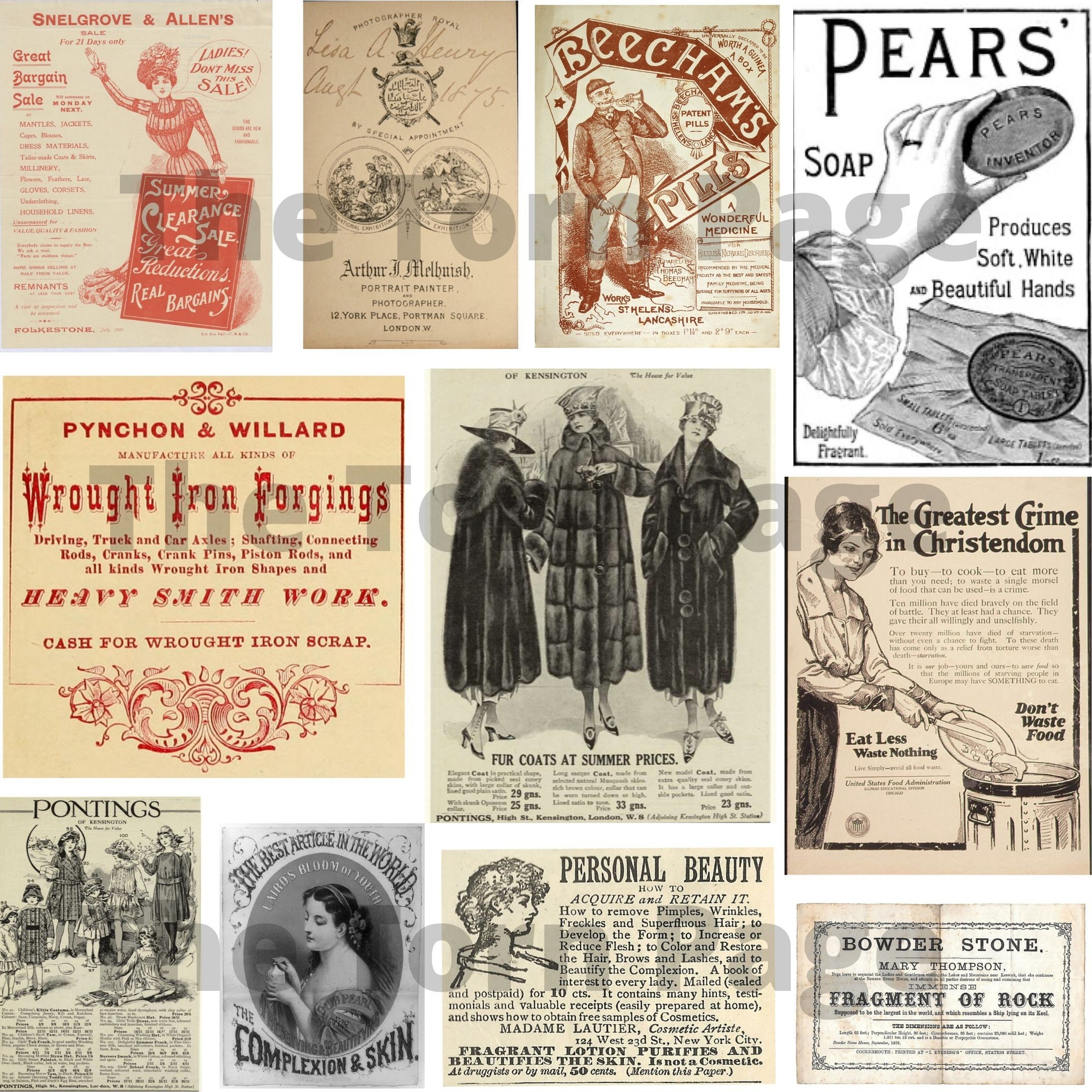 Newspaper Advertisements In Colour
