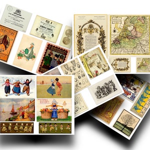 The Ultimate Vintage Dutch Ephemera, Netherlands Junk Journal and ...