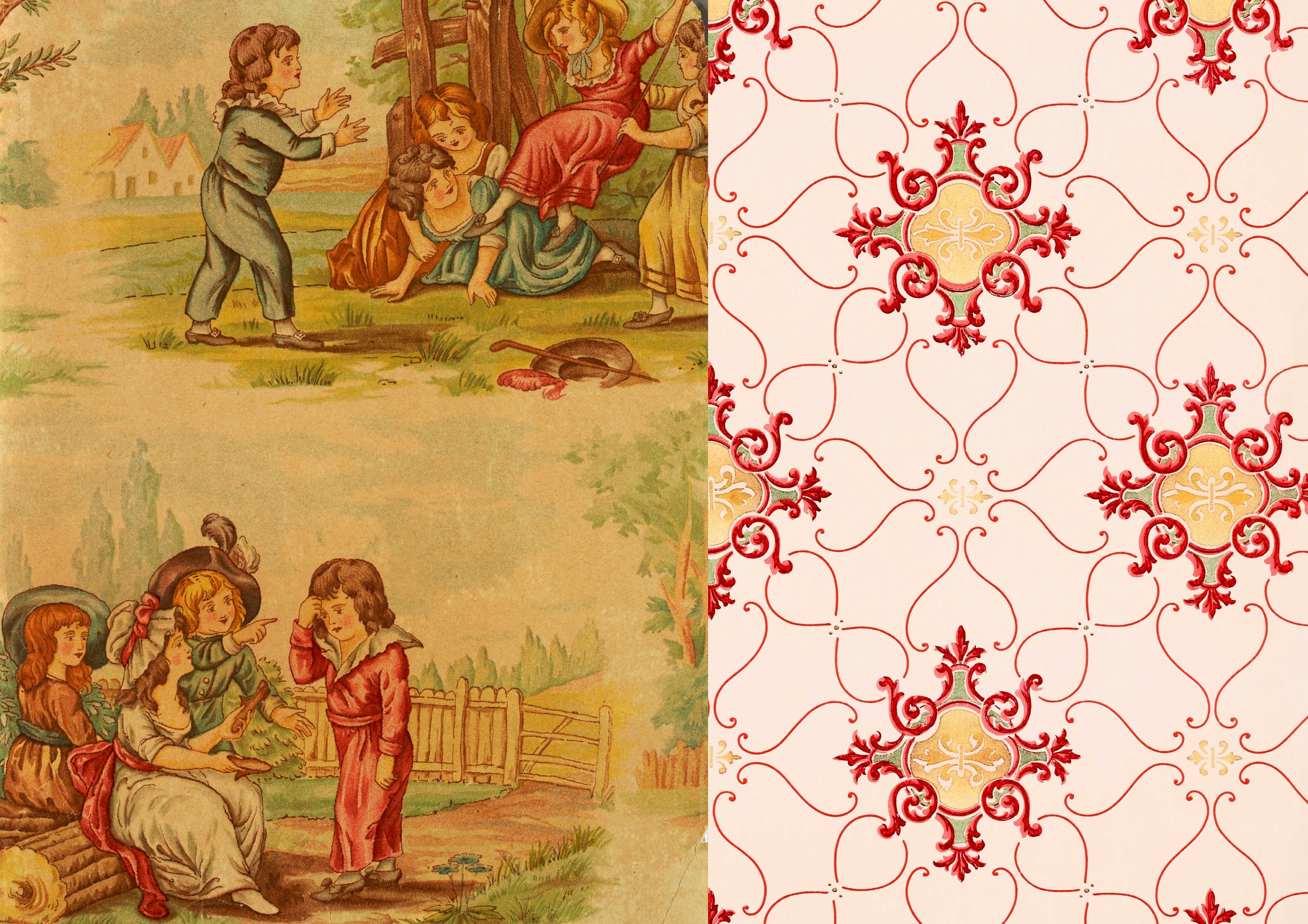 Vintage Victorian and Edwardian Papers Scrapbook and Journal - Etsy