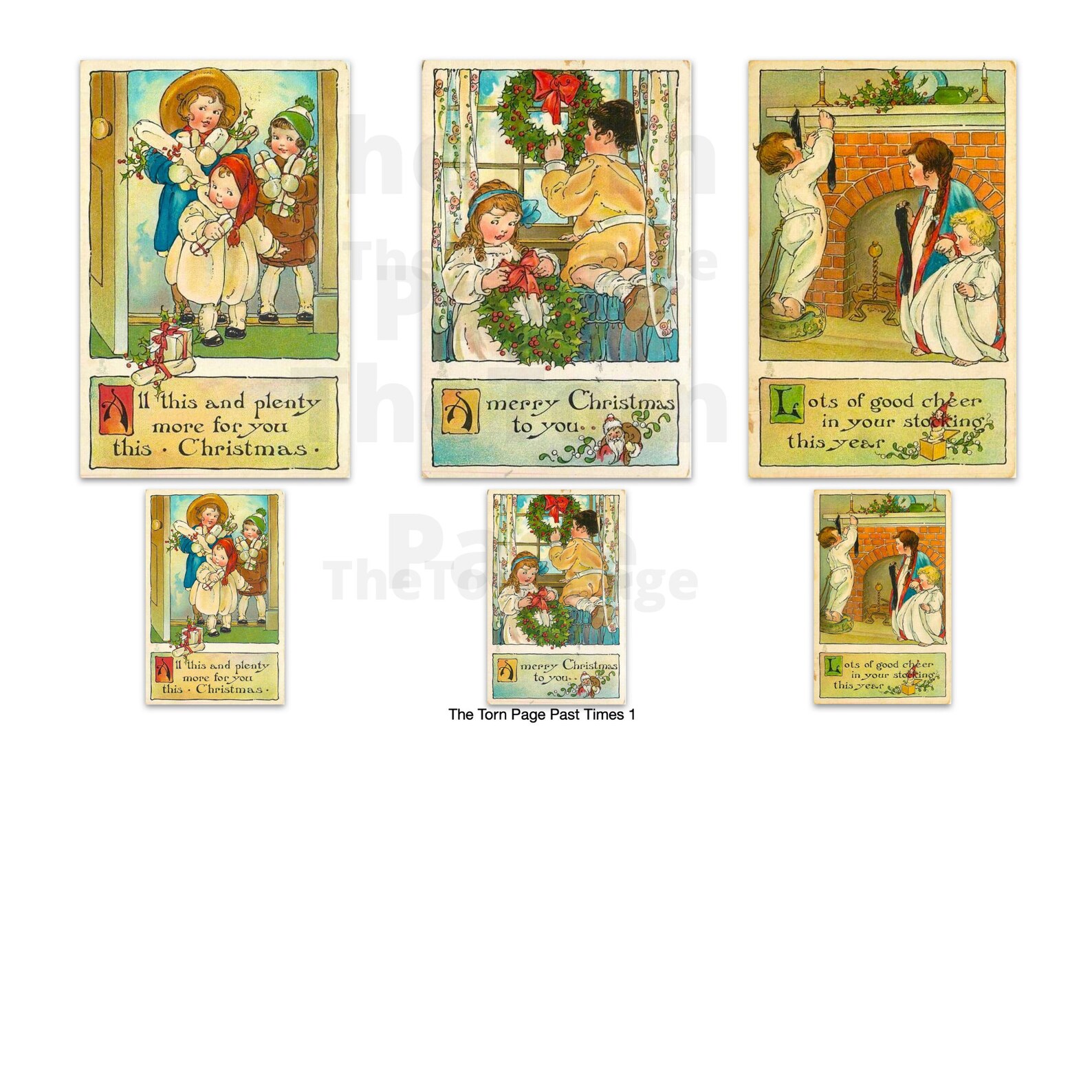 Gloriously Nostalgic Vintage Christmas Cards Printable - Etsy UK