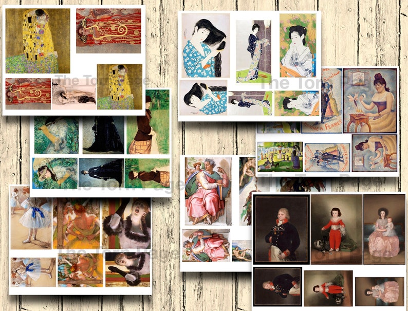 The Ultimate Famous Paintings Collection, Journal Cards: Scrapbook ...
