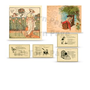 Vintage Nursery Rhymes, Traditional Rhymes, Children's Journals ...