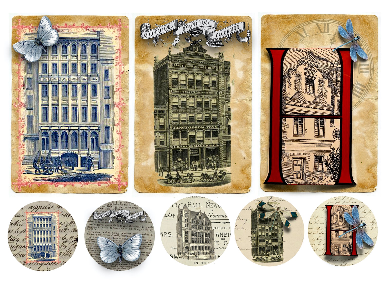 Vintage Coloured American Invoices Letters and Cheques - Etsy