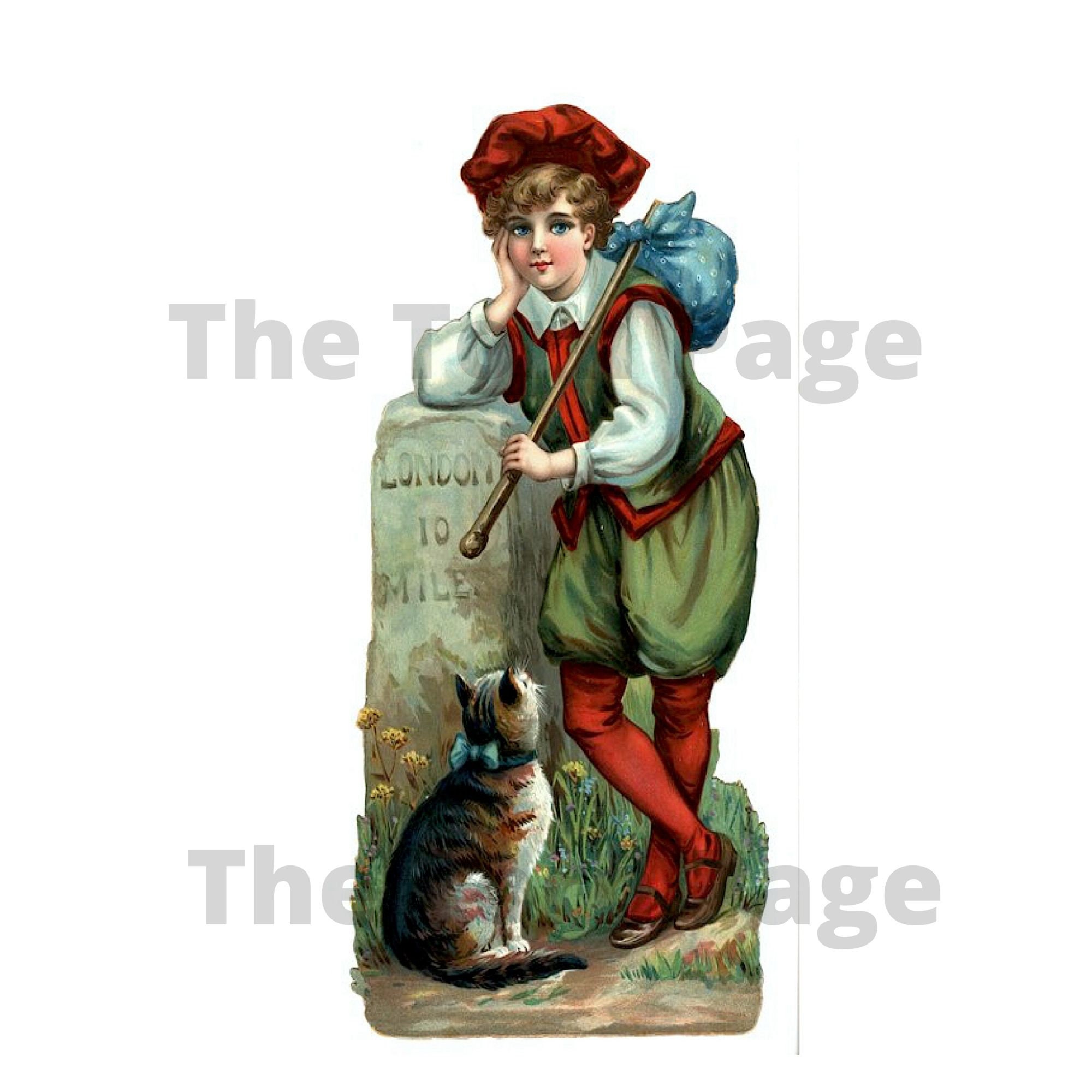 Vintage Nursery Rhyme Characters Digital Ephemera 8.5x11 | Etsy