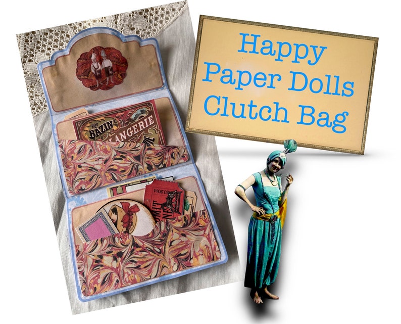 Vintage Happy Paper Dolls: Junk Journal Ephemera (digital Downloads ...