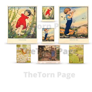 Vintage Nursery Rhymes, Traditional Rhymes, Children's Journals ...